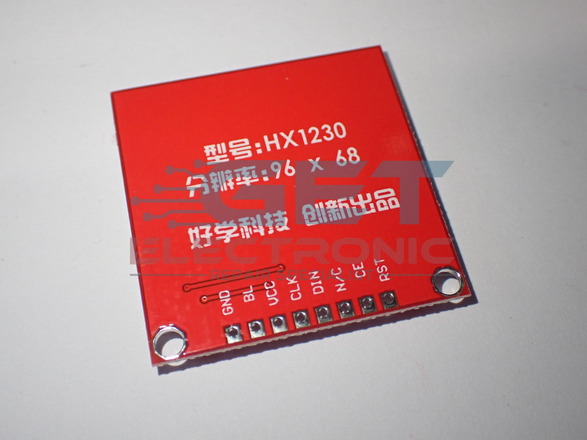 HX1230 LCD, Simple Arduino NANO Clock, – Get Electronic NZ