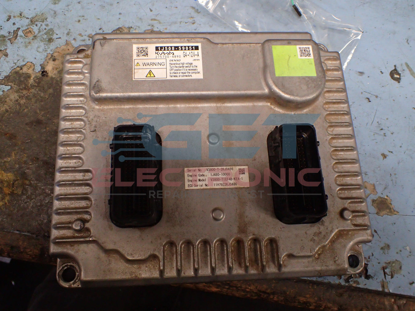 Kubota V3800 ECU repair service - No communications – Get Electronic NZ