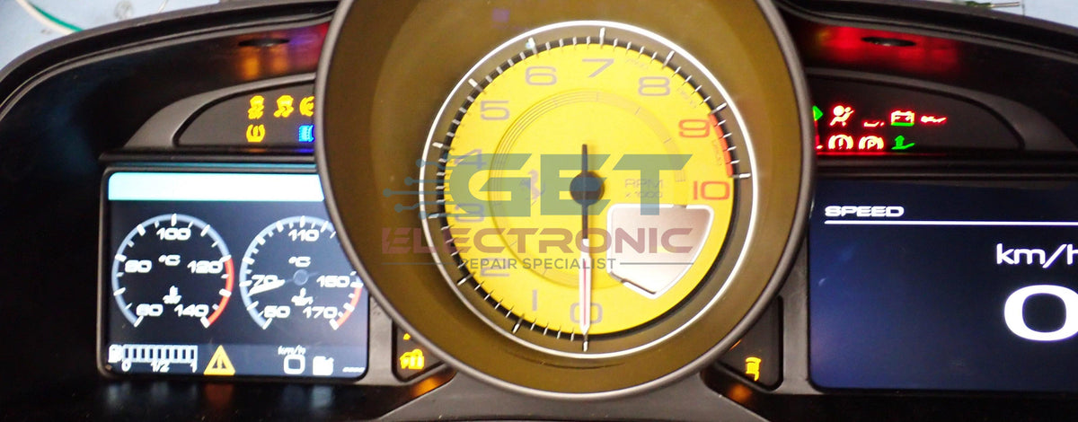 Ferrari Cluster -No glove box release – Get Electronic NZ
