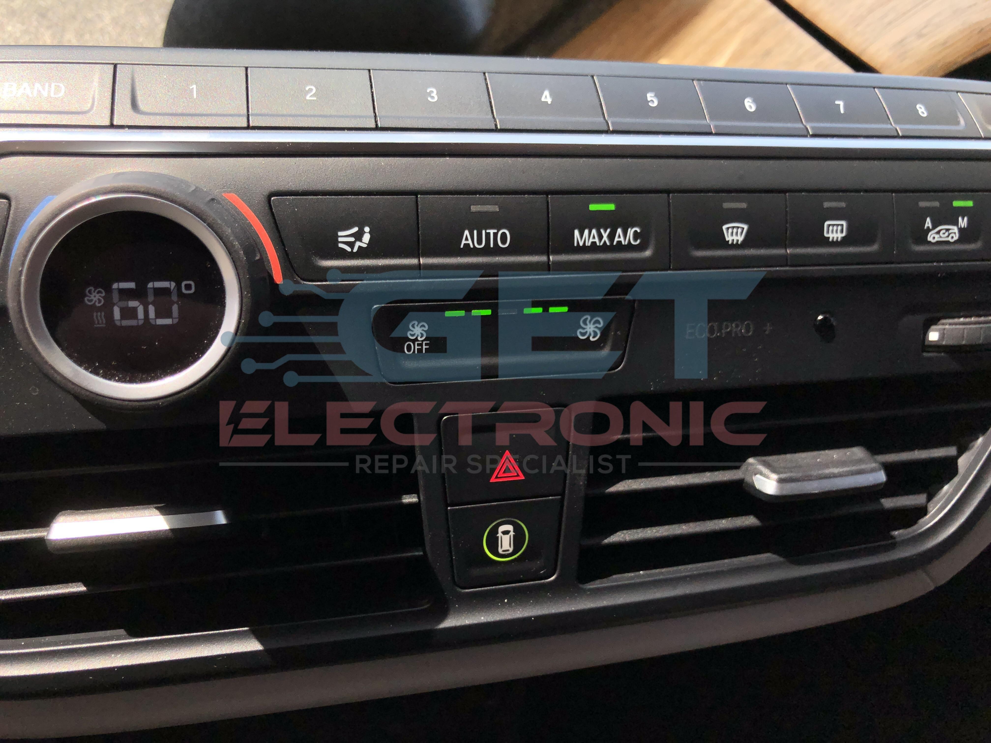BMW I3 2014 Climate control Illumination failure – Get Electronic NZ