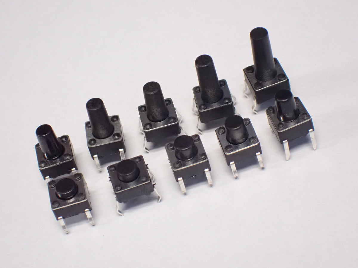 6x6mm Mini Tactile switches THT – Get Electronic NZ