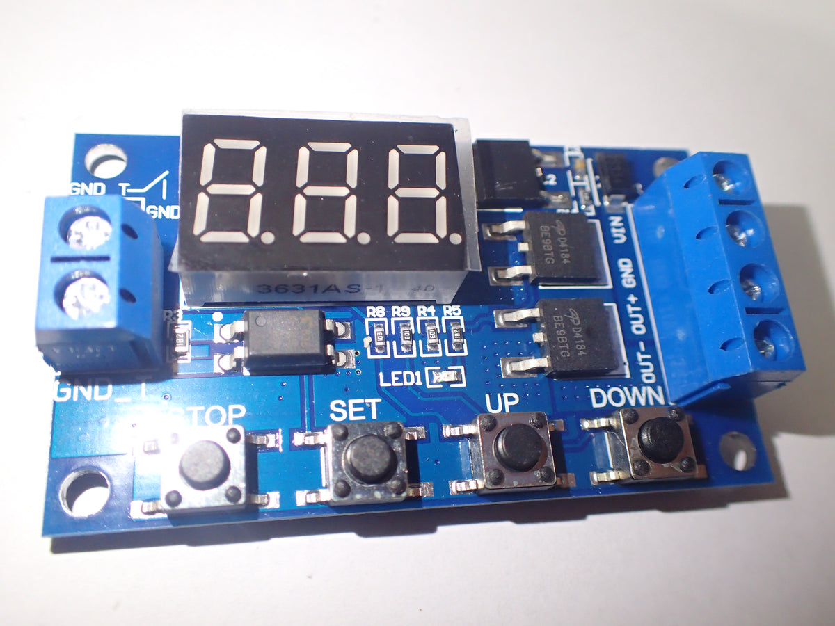 Timer module solid state 12/24V 15A external trigger – Get Electronic NZ
