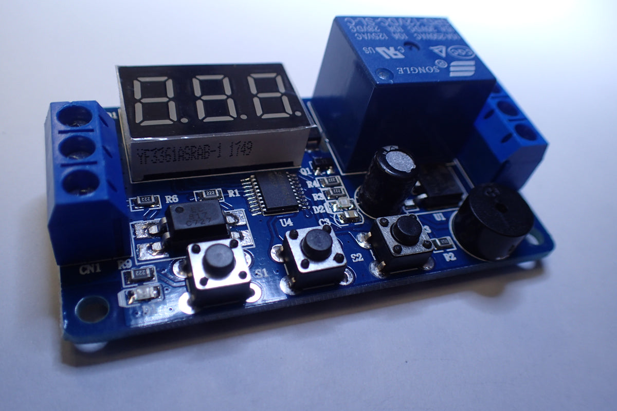DK-C-01 programmable Timer Relay module with buzzer and LED display ...